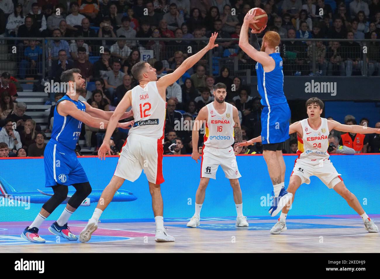 2023 fiba world cup qualifiers italy hi-res stock photography and ...