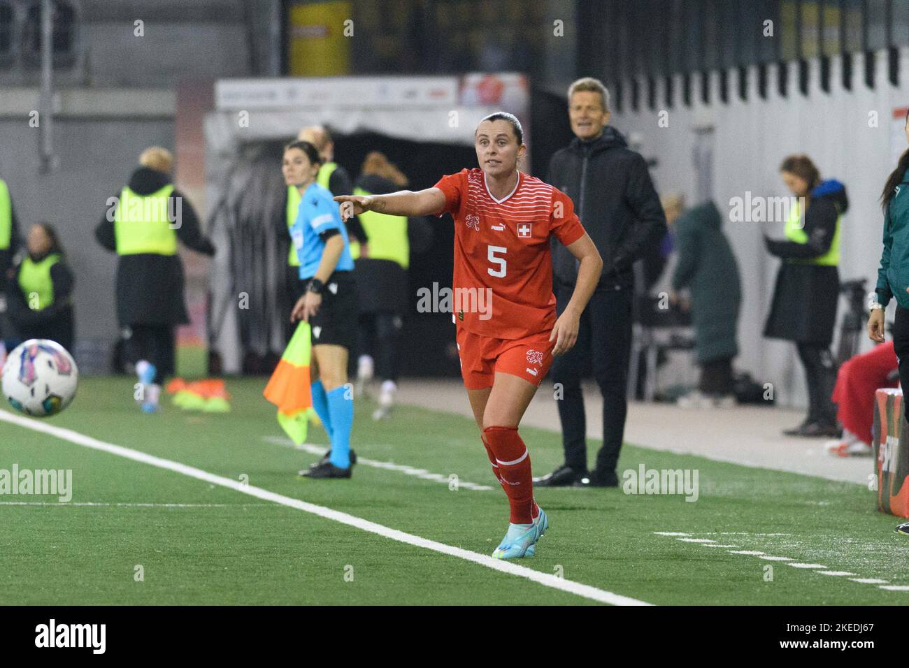 Noelle Maritz (5 Switzerland) during the international friendly ...