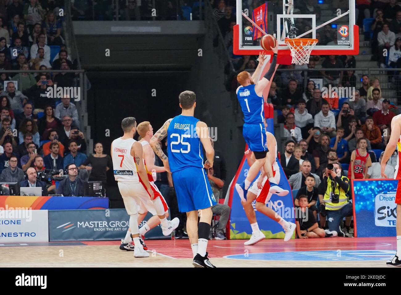 Vitifrigo Arena, Pesaro, Italy, November 11, 2022, Niccolo Mannion ...