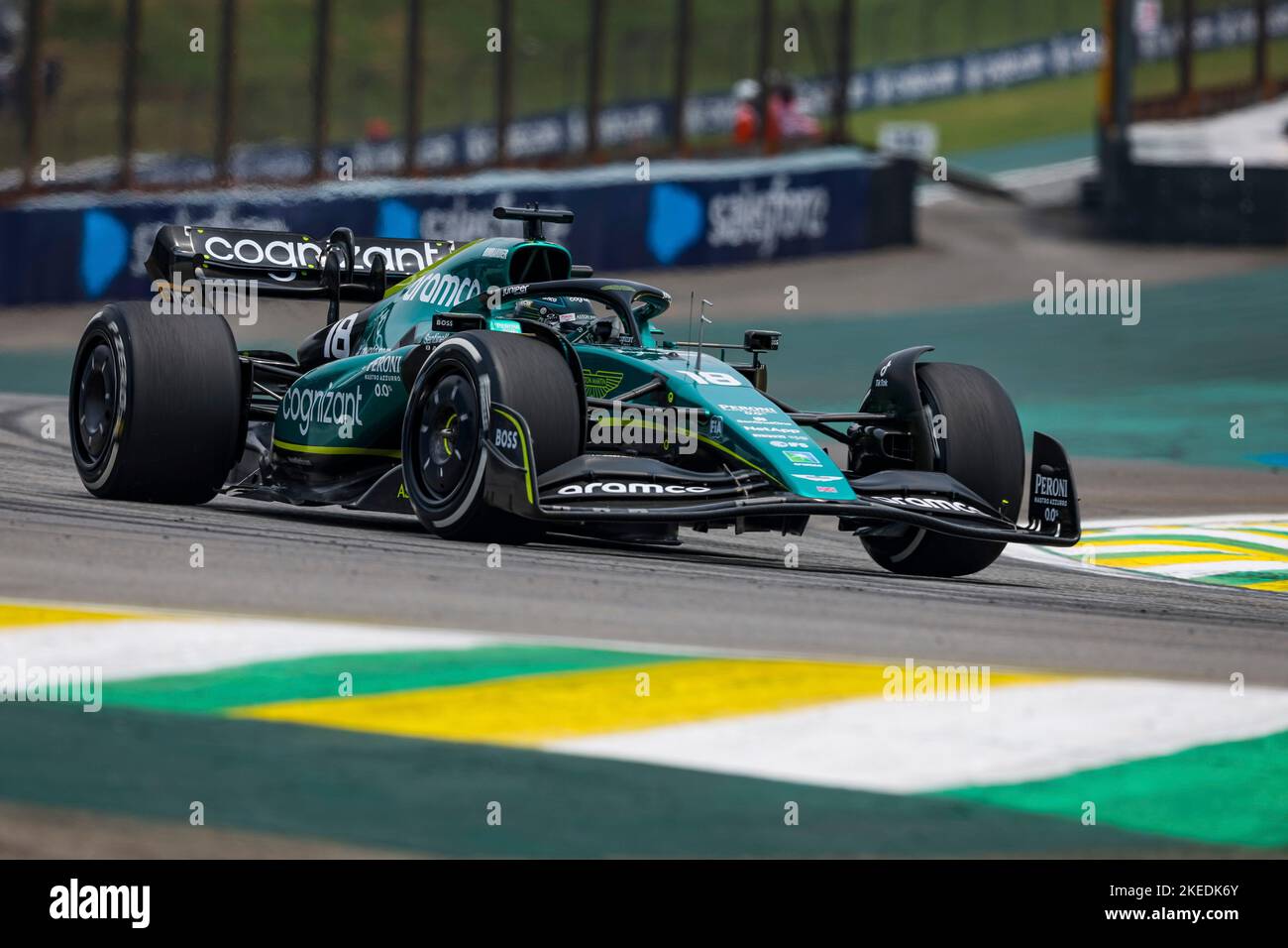 Sao Paulo, Brazil. 11th Nov, 2022. #18 Lance Stroll (CAN, Aston Martin ...