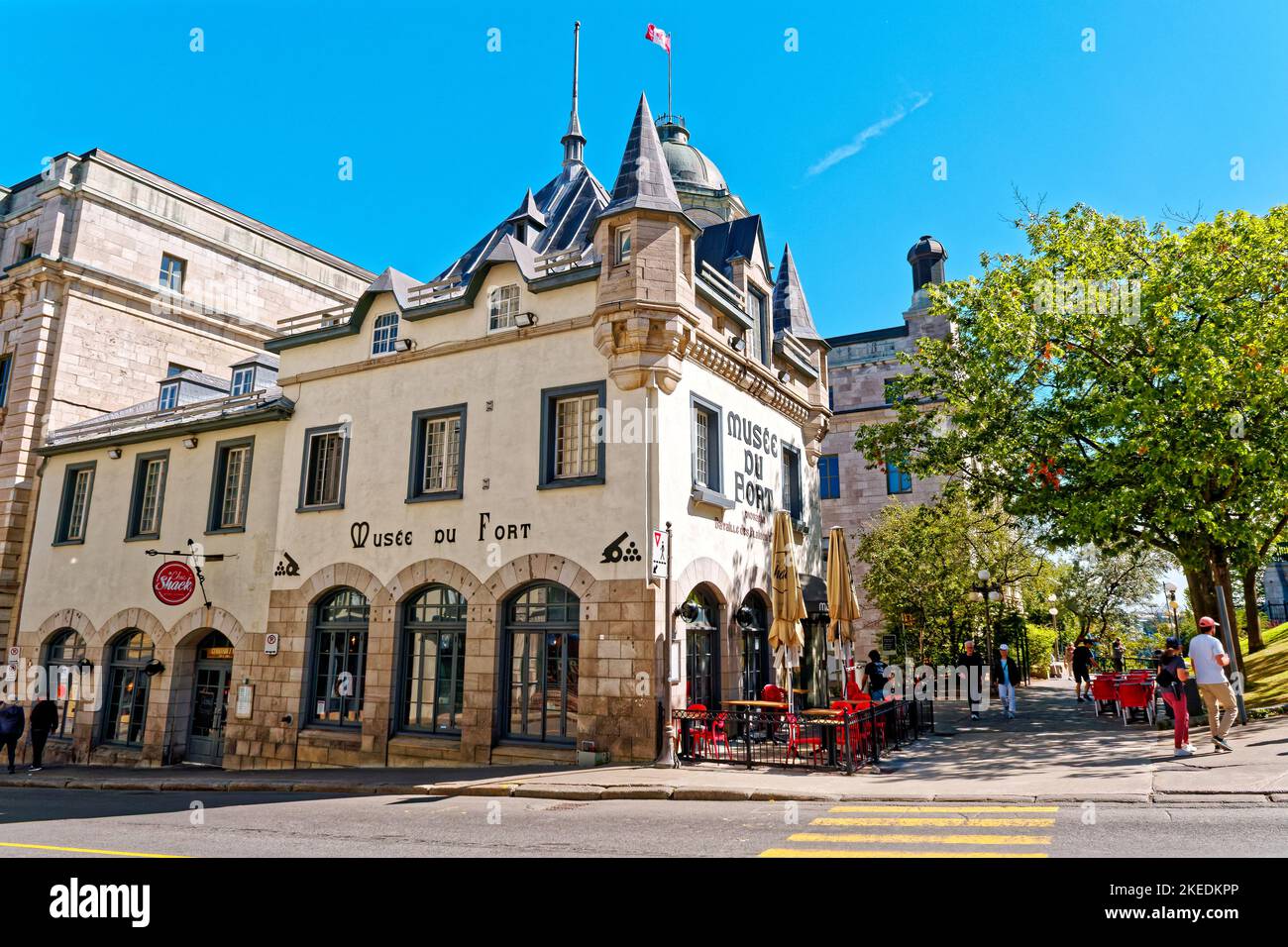 QUEBEC CITY, CANADA - September 5, 2022: Quebec City is known for its ...