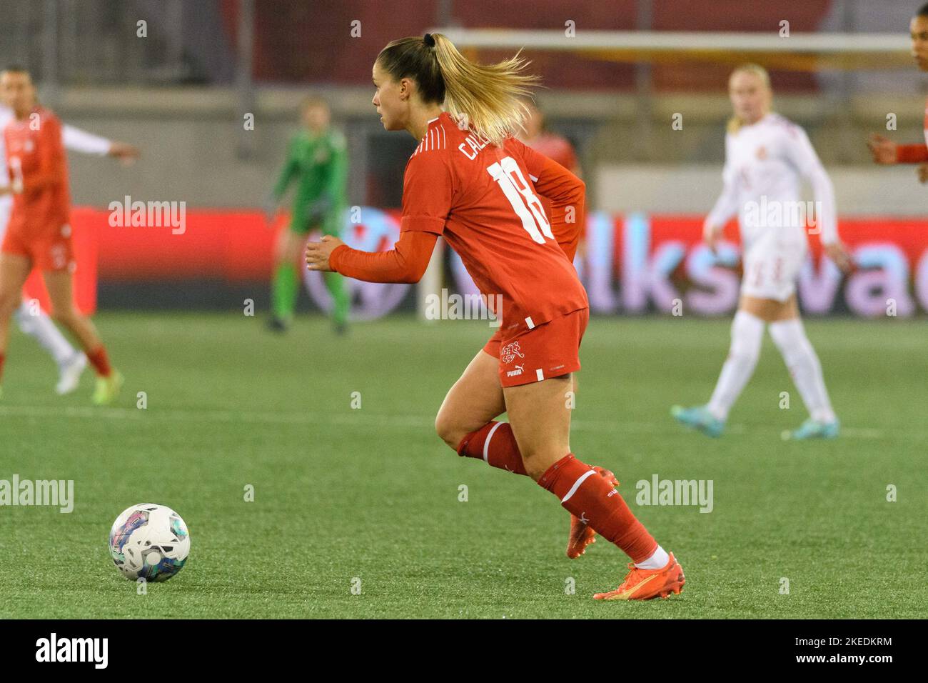November 11, 2022: Viola Calligaris (18 Switzerland) during the ...