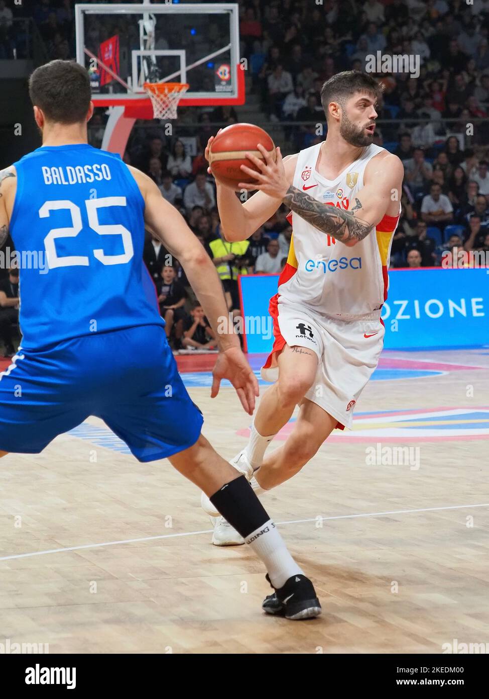 Vitifrigo Arena, Pesaro, Italy, November 11, 2022, Juan Sebastian Saiz ...
