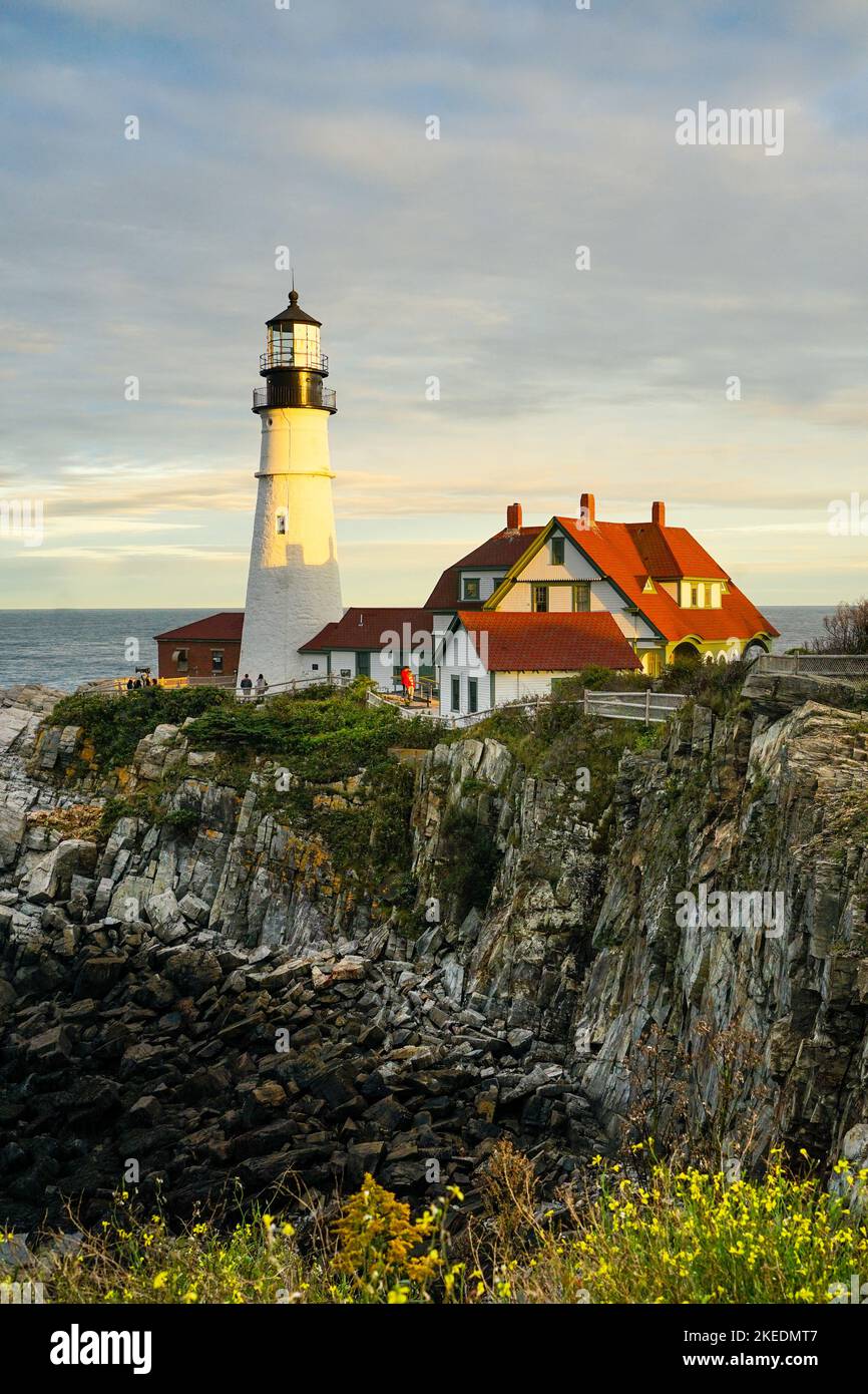Portland Head Light Stock Photo - Alamy