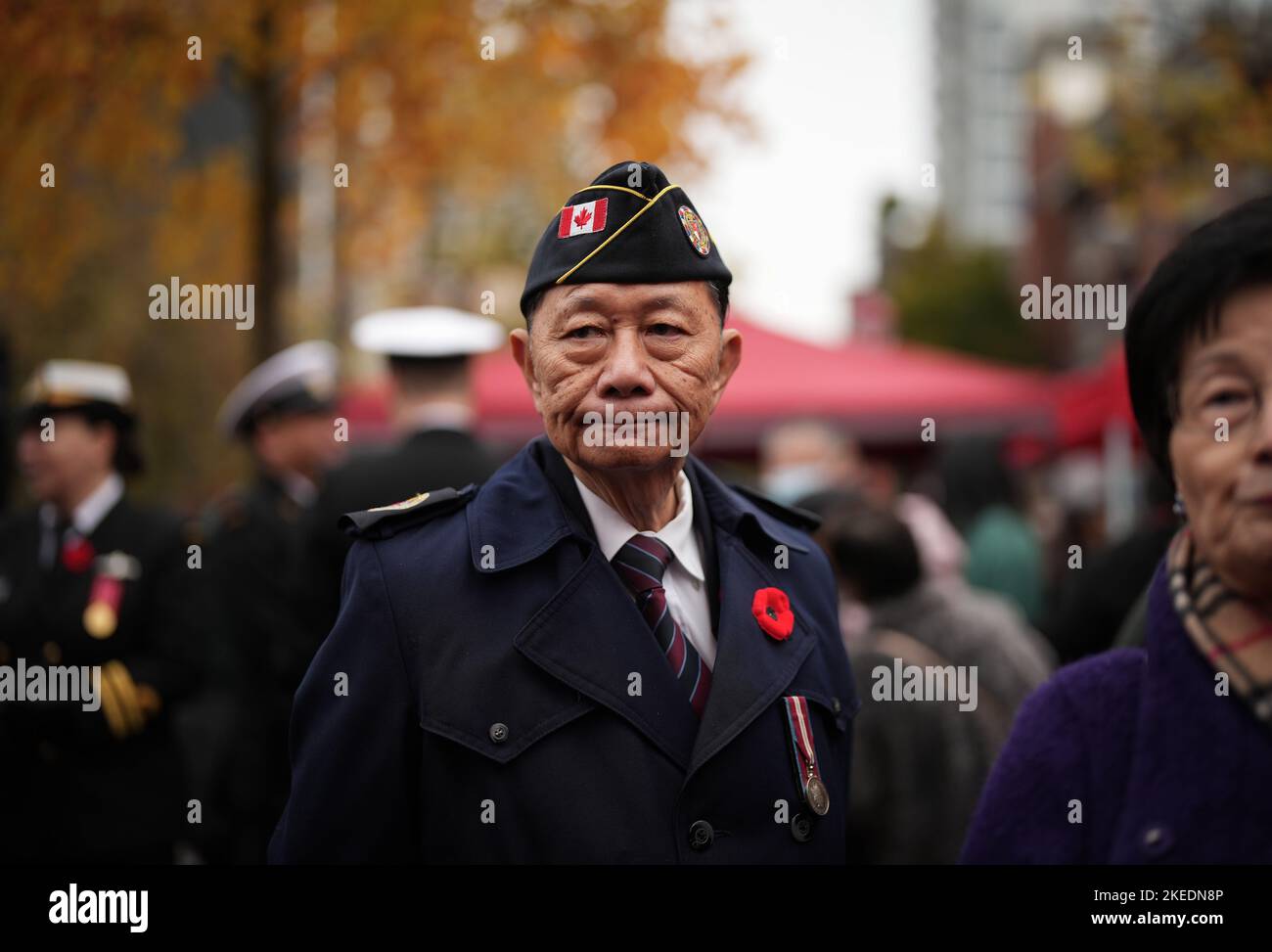 Ottawa, Canada. 11th Nov 2022. Samuel Chan, an honorary member of the ...