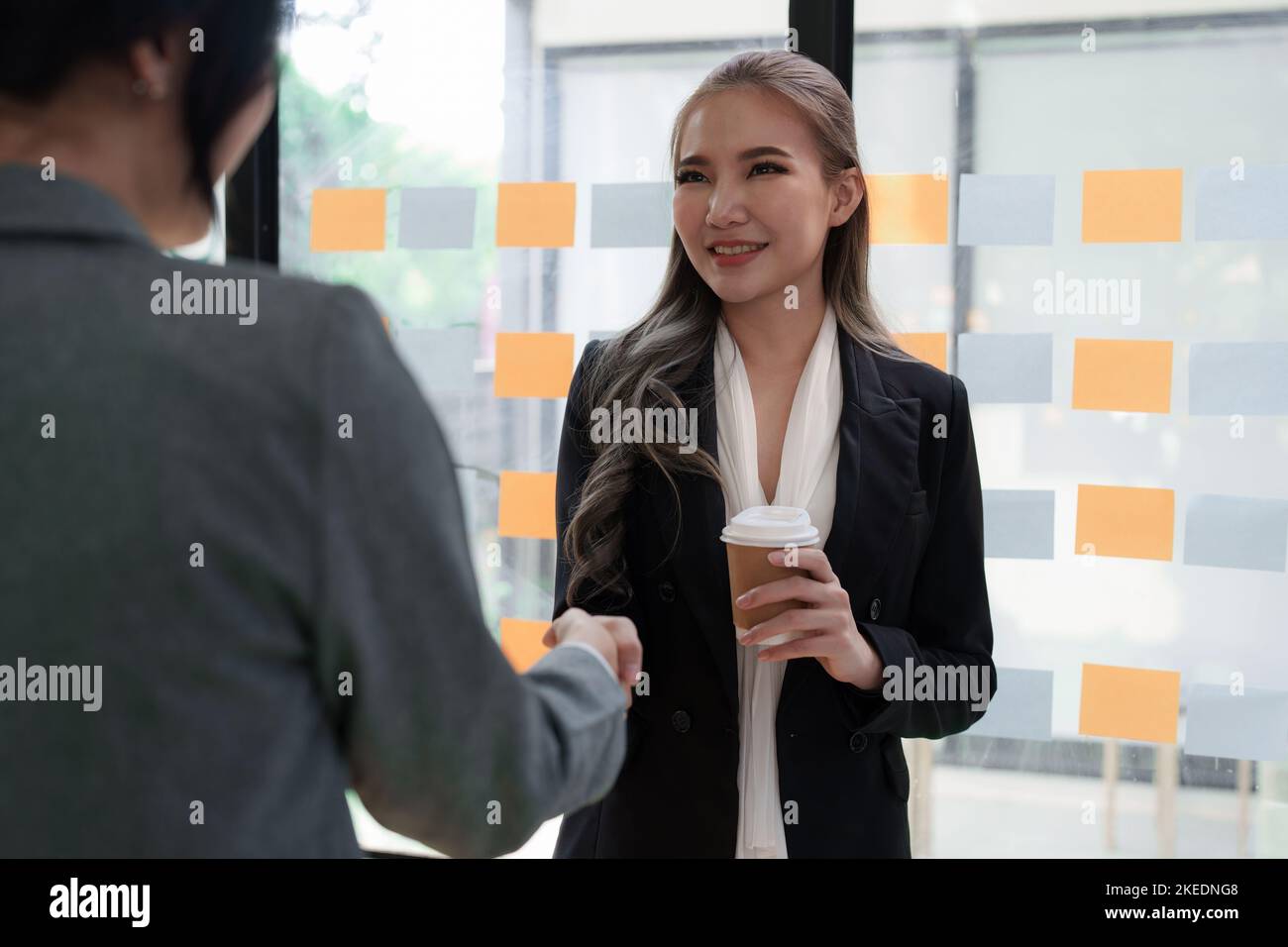 Business partnership meeting concept. Image businessmans handshake ...