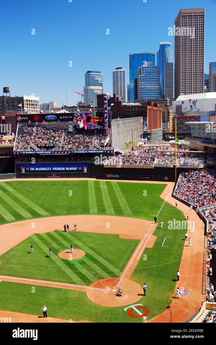 Target Field, Home of Baseball's Minnesota Twins Stock Photo - Alamy