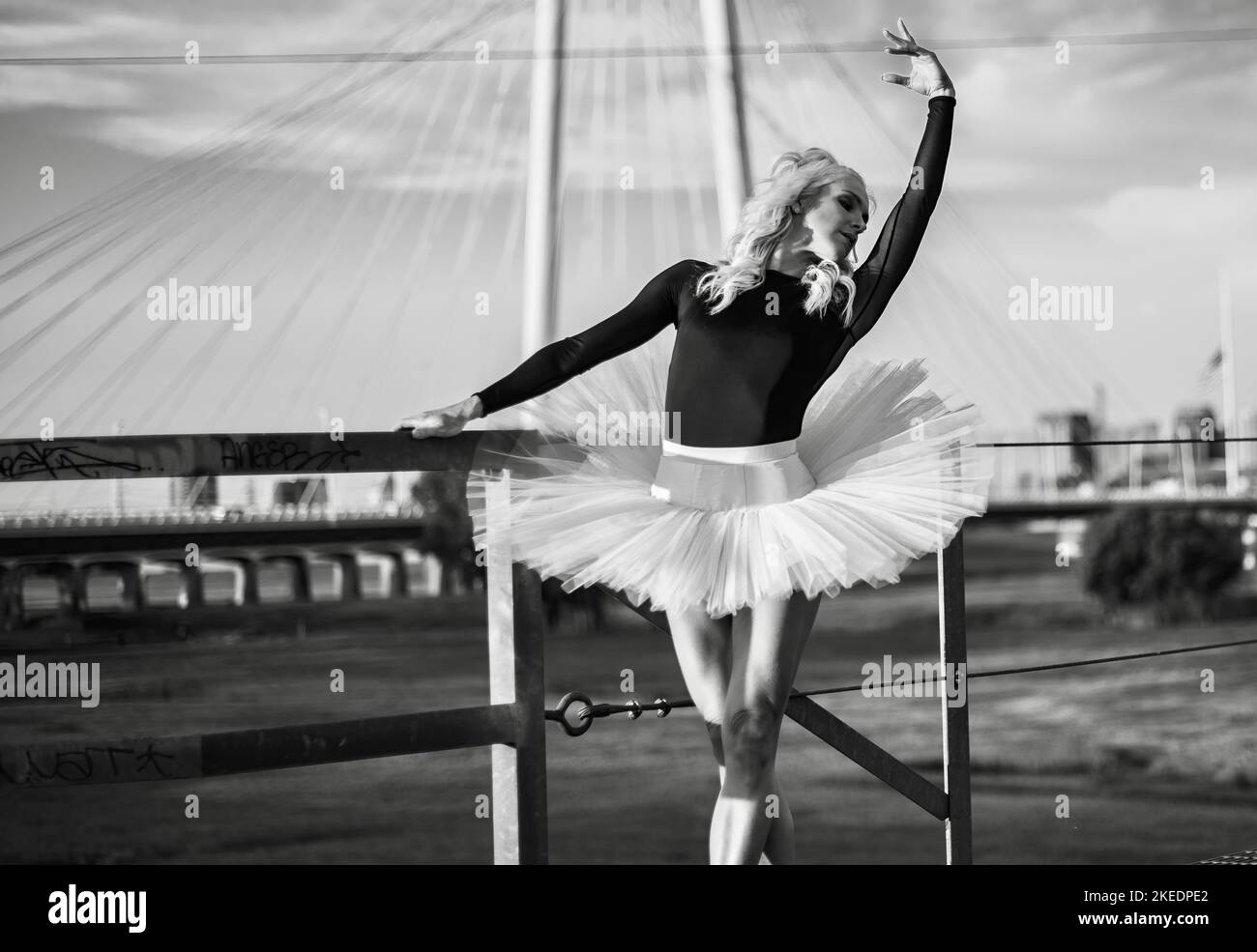 Elegant woman ballerina dance hi-res stock photography and images - Alamy