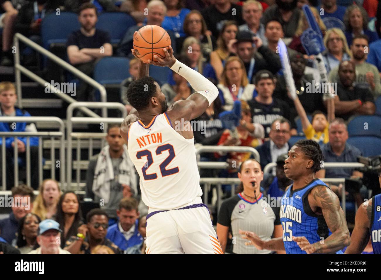 Orlando, Florida, USA, November 7, 2022, Phoenix Suns center Deandre ...