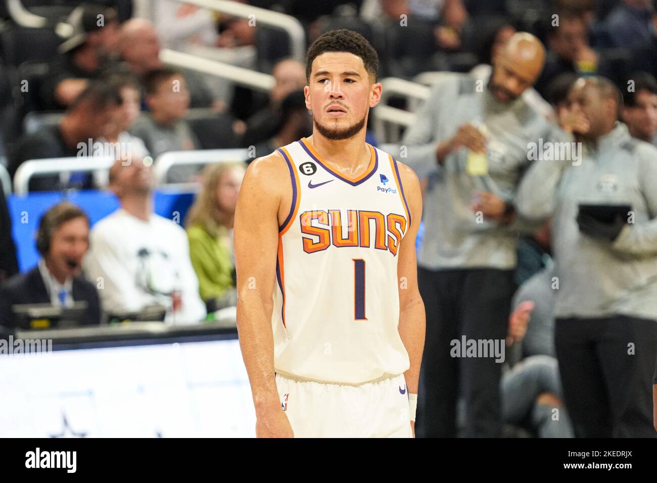 Orlando, Florida, USA, November 7, 2022, Phoenix Suns Guard Devin ...