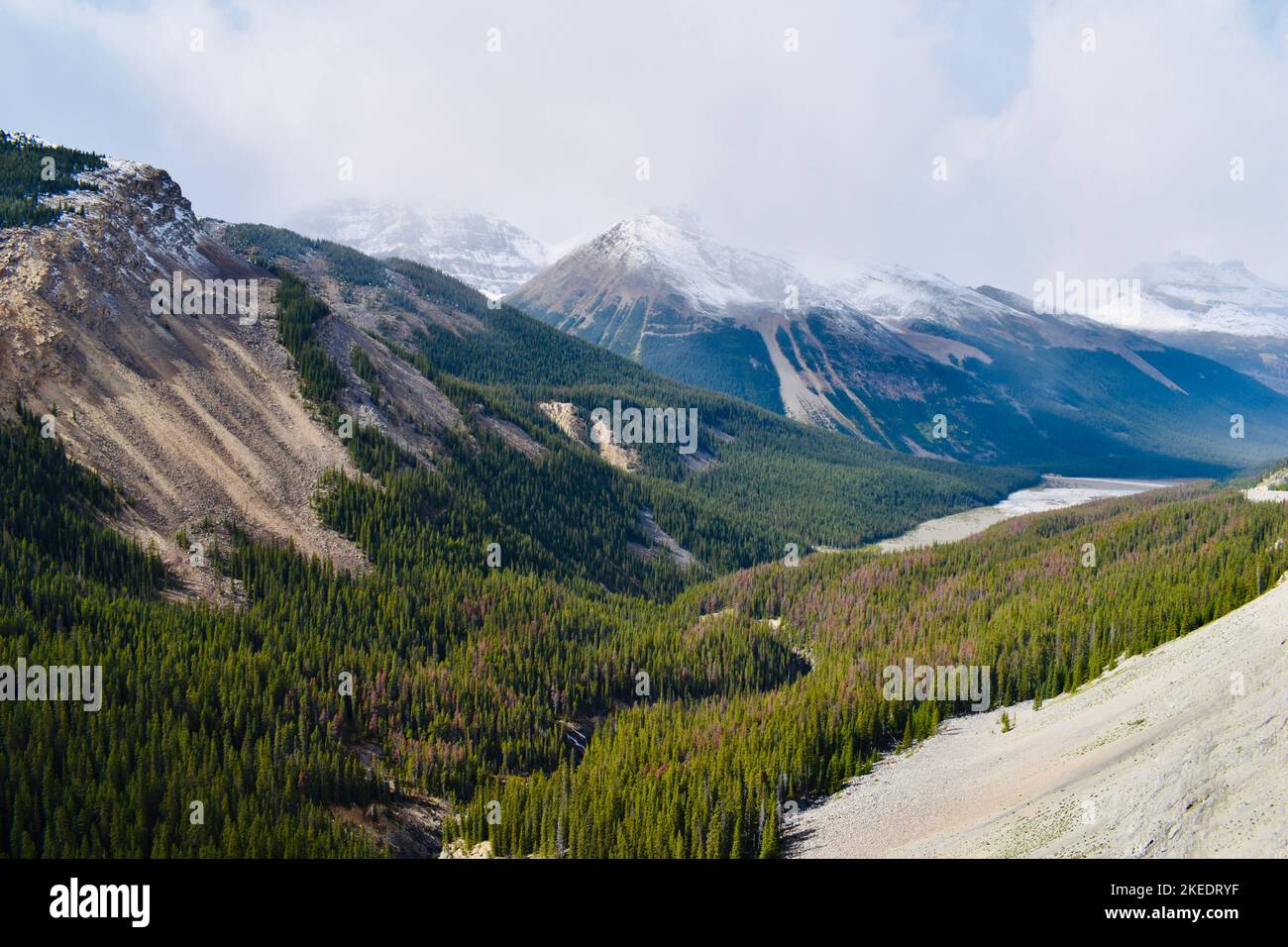 The spectacular Icefield Parkway (Alberta, Canada Stock Photo - Alamy