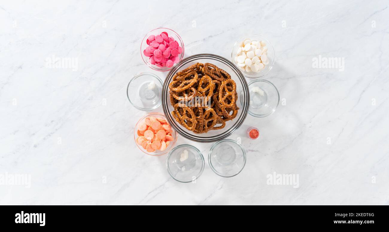 Gourmet Chocolate Covered Pretzel Twist Stock Photo - Alamy
