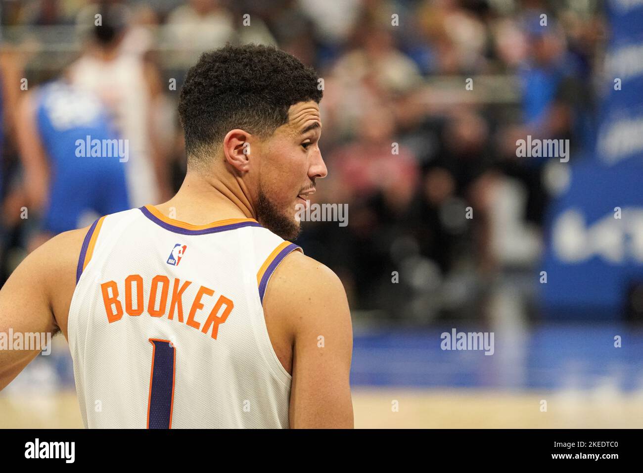 Orlando, Florida, USA, November 7, 2022, Phoenix Suns' Devin Booker #1 ...