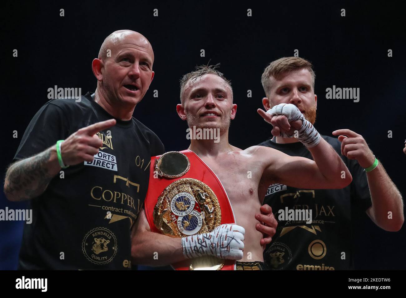 Sheffield, UK. 11th Nov, 2022. Sunny Edwards poses for photos after his ...