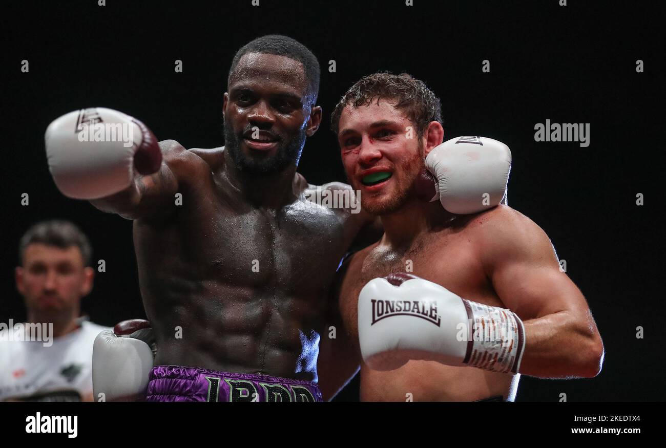Sheffield, UK. 11th Nov, 2022. Ishmael Davis and Dustin Ammann pose for ...