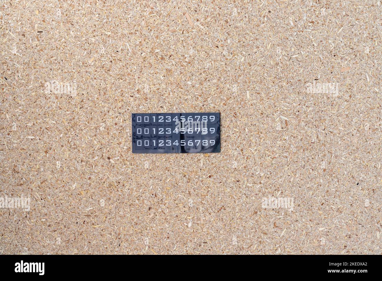Digital Number italic paper and shadow design background, vector ...
