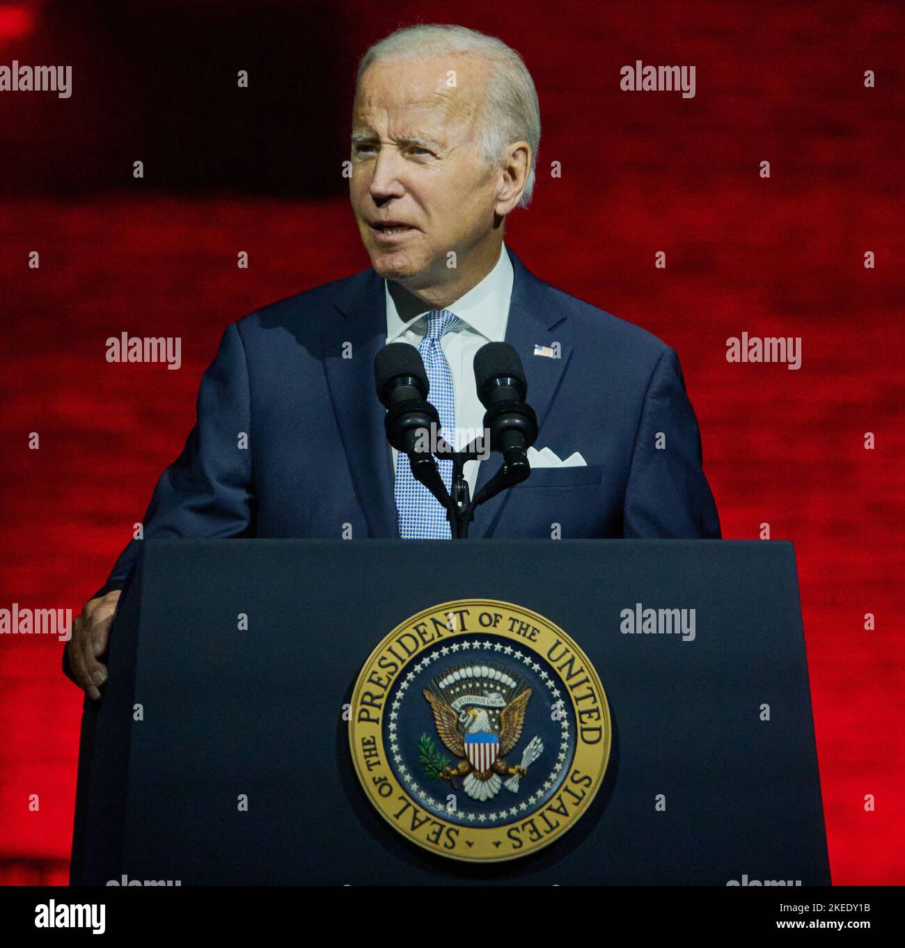 PHILADELPHIA, PA, USA - SEPTEMBER 01, 2022: President Joe Biden ...