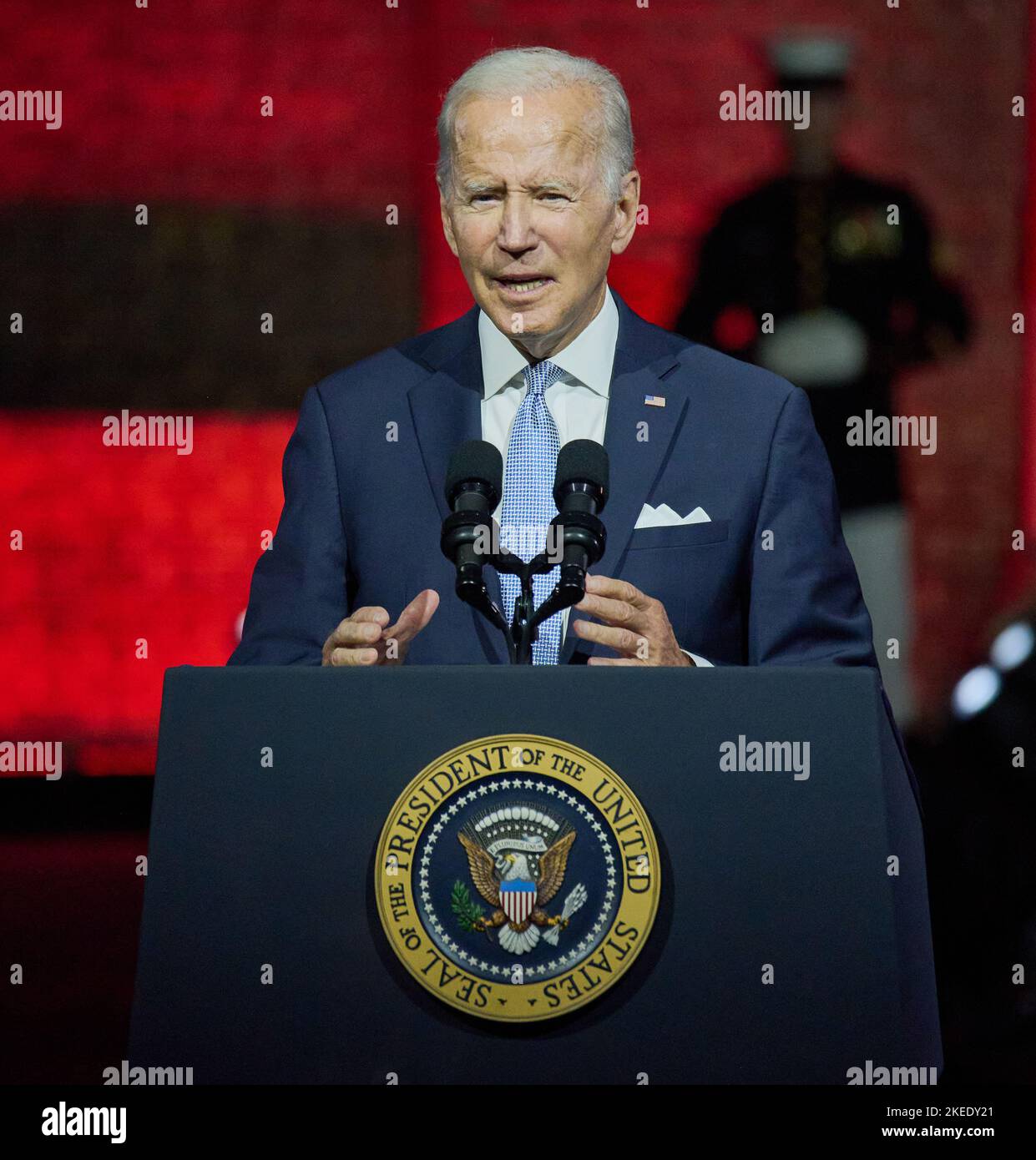 PHILADELPHIA, PA, USA - SEPTEMBER 01, 2022: President Joe Biden ...