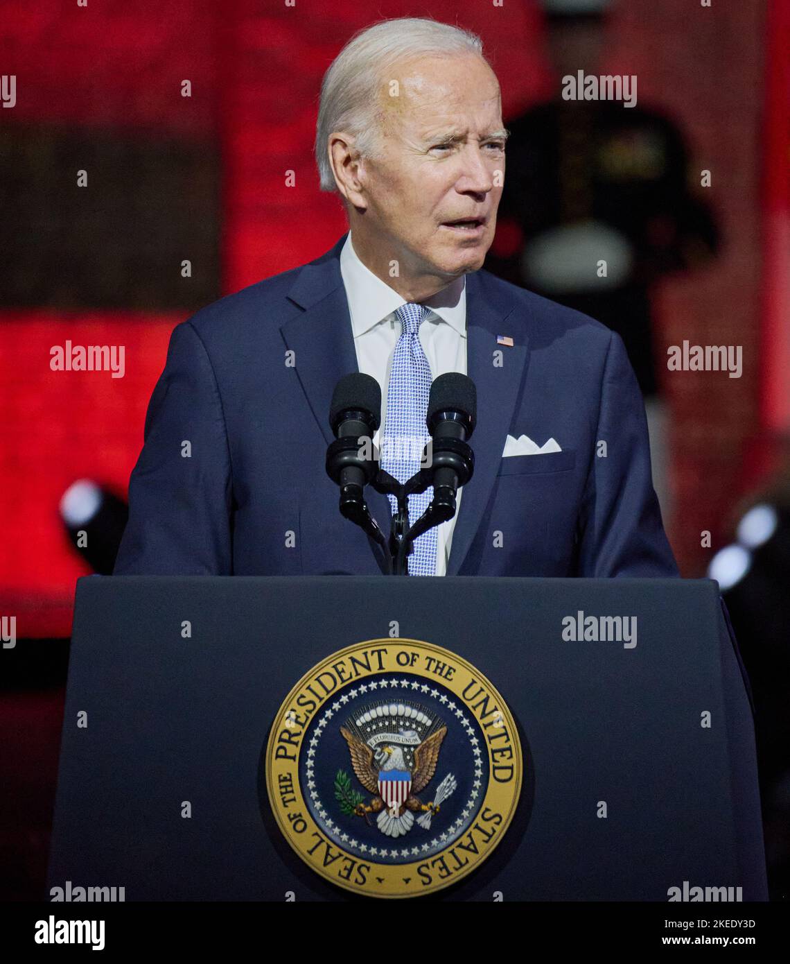 PHILADELPHIA, PA, USA - SEPTEMBER 01, 2022: President Joe Biden ...