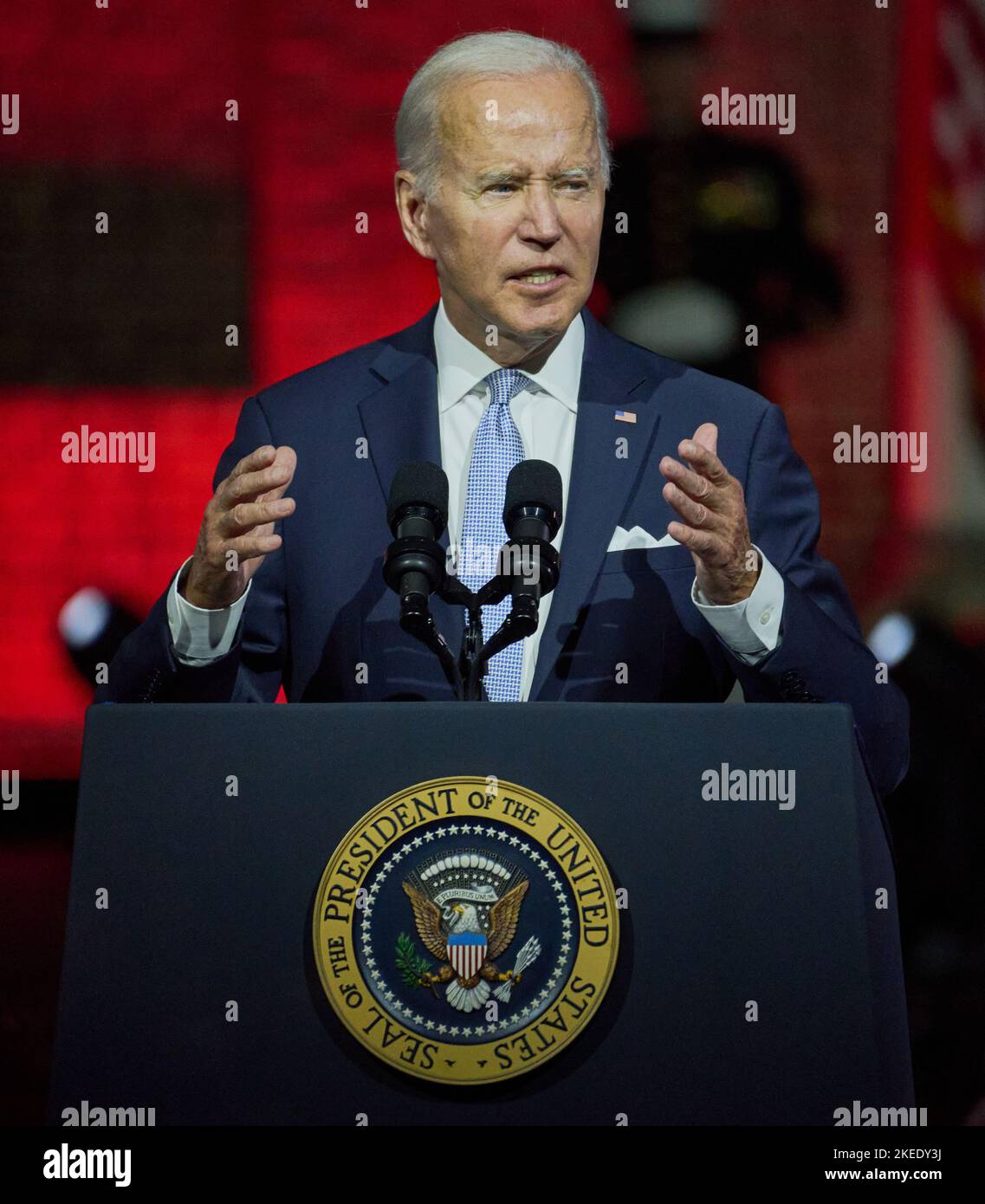 PHILADELPHIA, PA, USA - SEPTEMBER 01, 2022: President Joe Biden ...