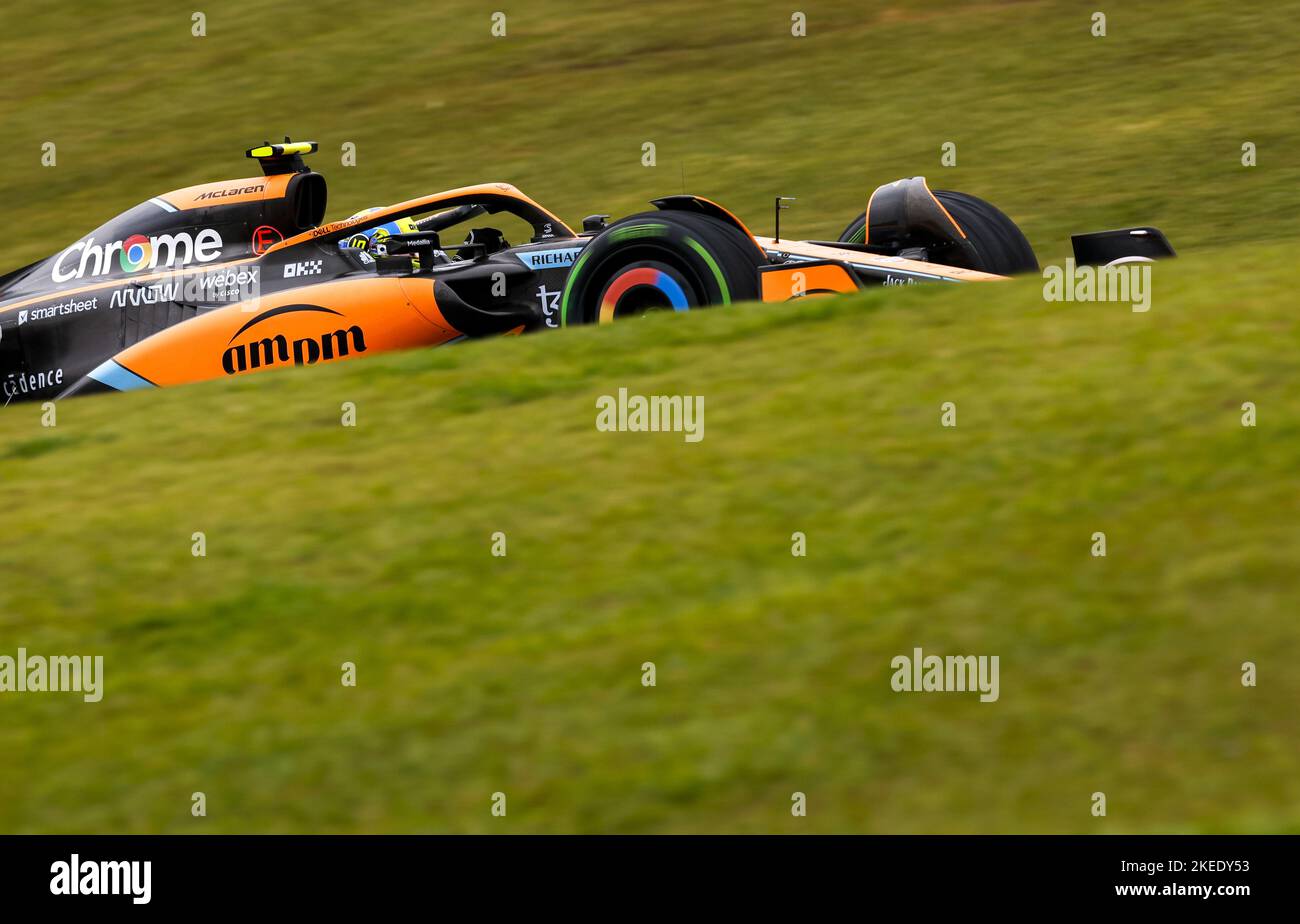 Sao Paulo, Brazil. 11th Nov 2022. 04 NORRIS Lando (gbr), McLaren F1 Team MCL36, action during ...