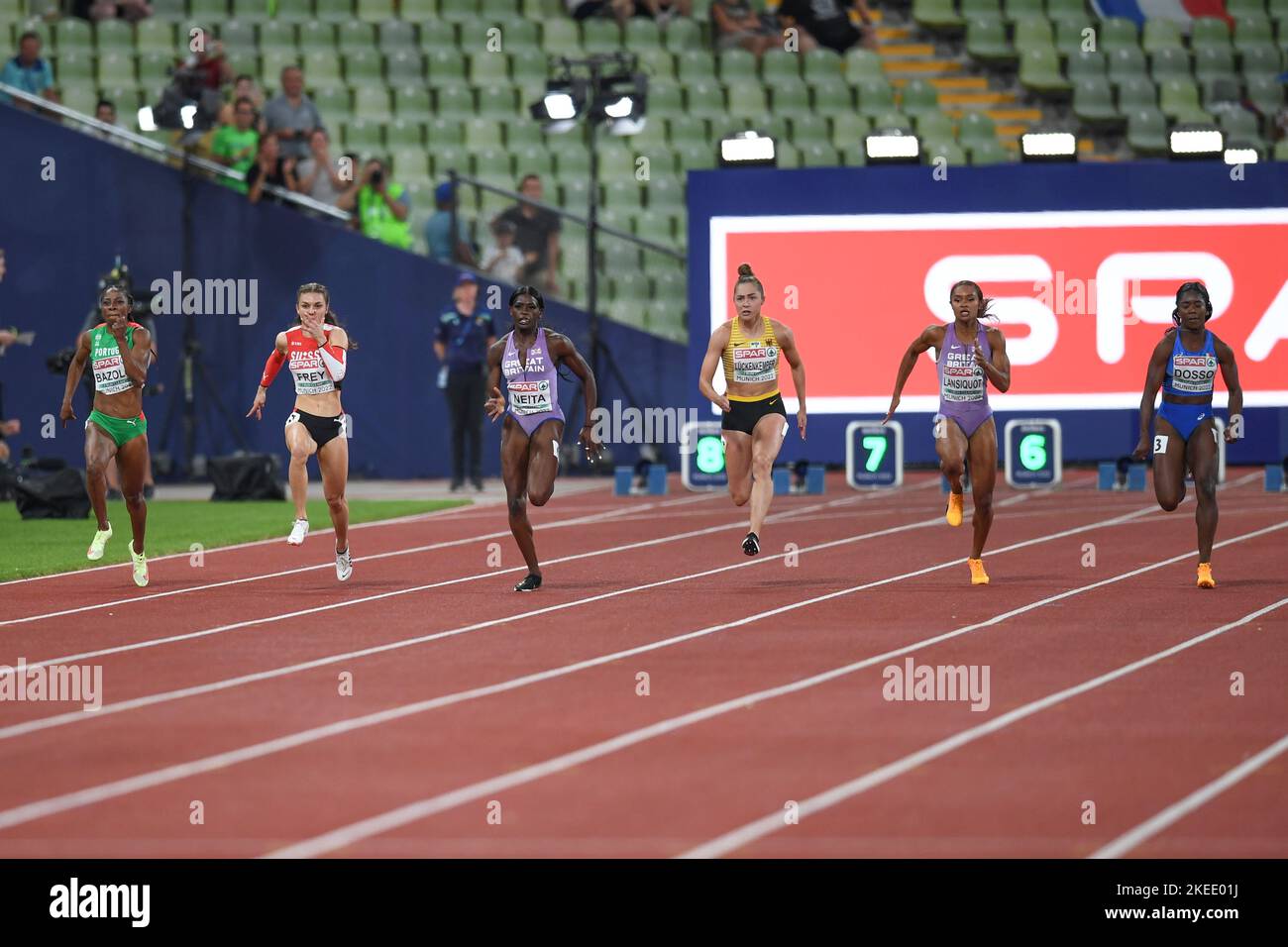 Daryll Neita, Gina Luckenkemper, Imani Lansiquot, Zaynab Dosso ...