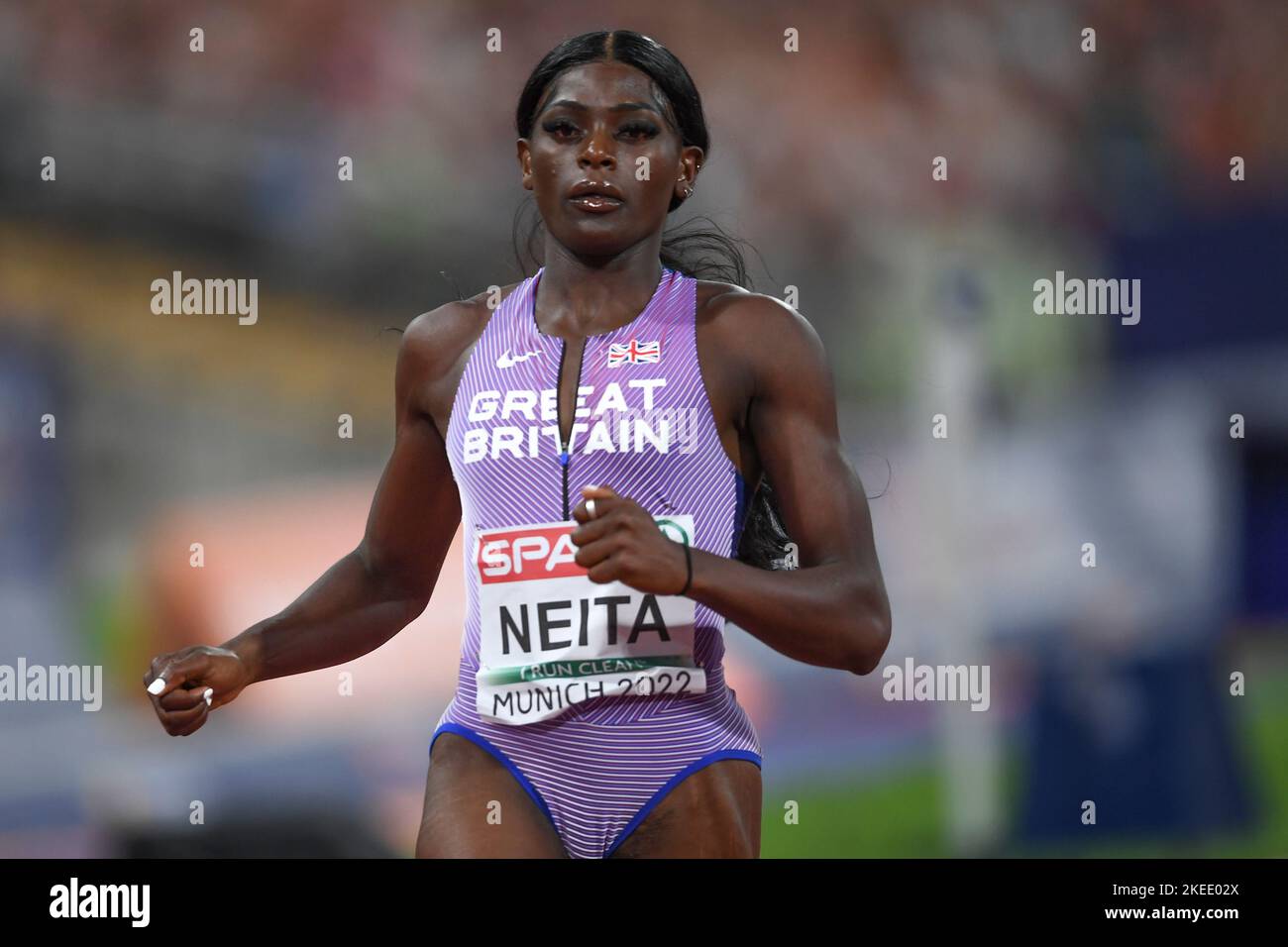 Daryll Neita (Great Britain). 100m Women semifinal. European ...