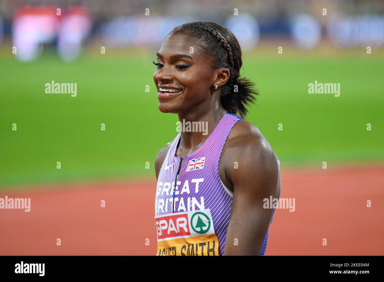 Dina Asher-Smith (Great Britain). 100m Women semifinal. European ...