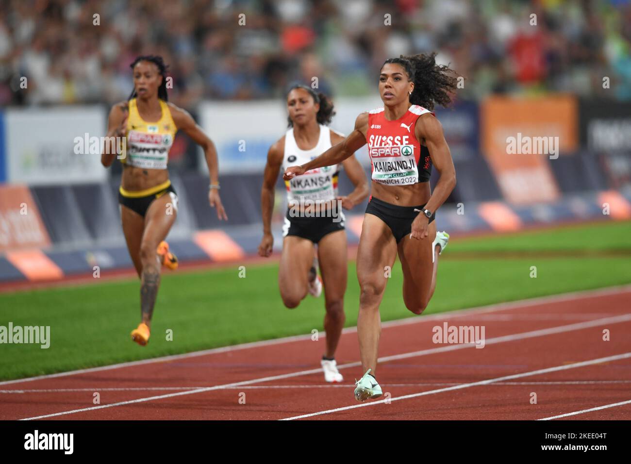 Mujinga Kambundji (Switzerland), Delphine Nkansa (Belgium), Tatjana ...