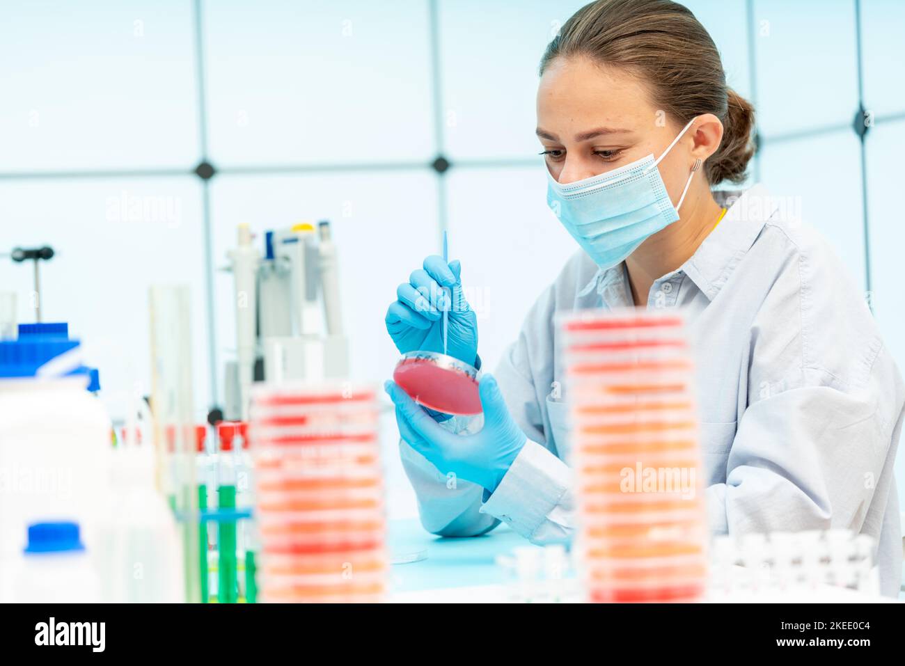 Beaker test tube laboratory cultures hi-res stock photography and ...