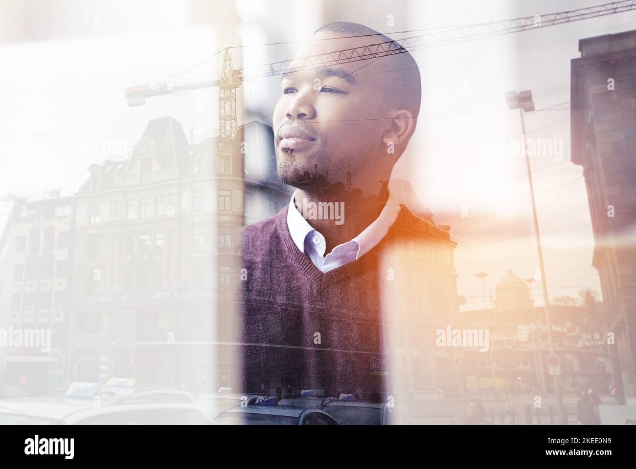 Superimposed building hi-res stock photography and images - Alamy