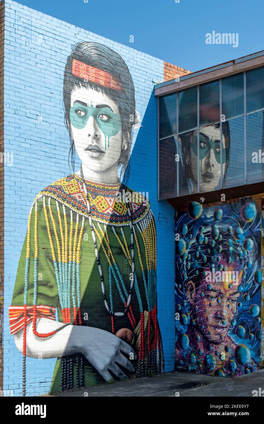 Street Art, Brunswick, Melbourne, Victoria, Australia Stock Photo - Alamy