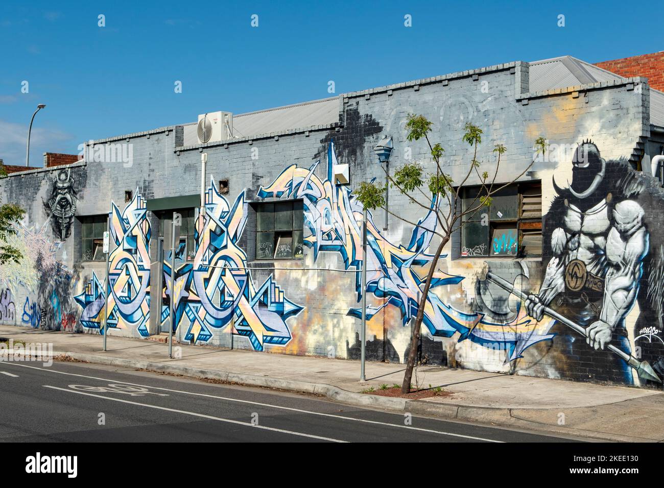 Street Art, Brunswick, Melbourne, Victoria, Australia Stock Photo - Alamy
