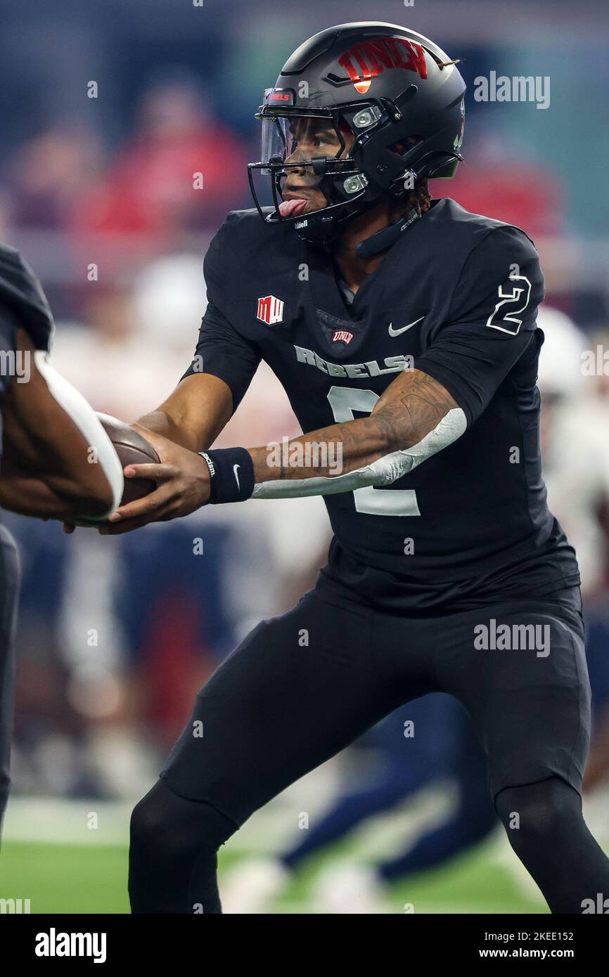 Las Vegas, NV, USA. 11th Nov, 2022. UNLV Rebels quarterback Doug ...
