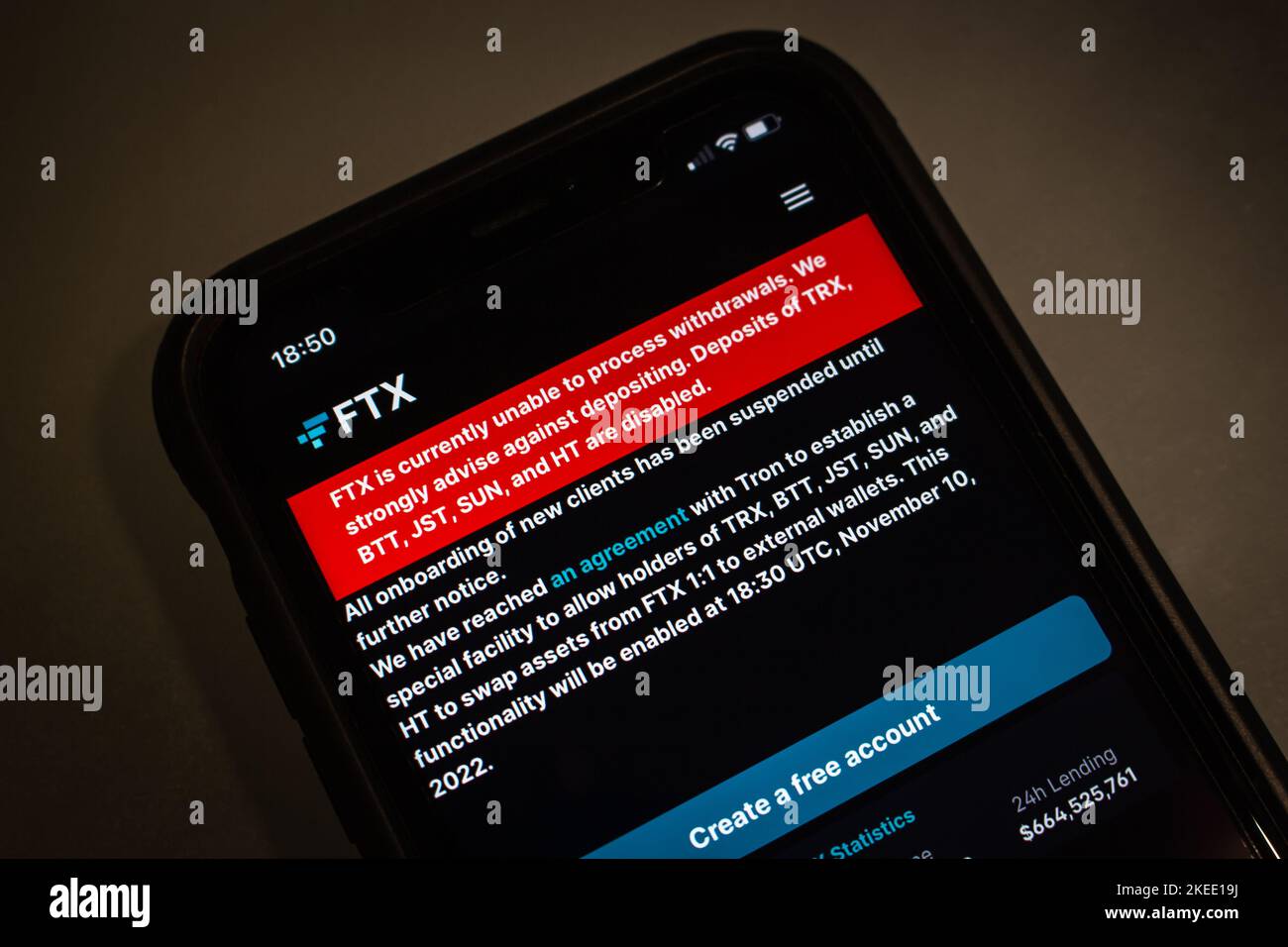 Ftx suspend hi-res stock photography and images - Alamy