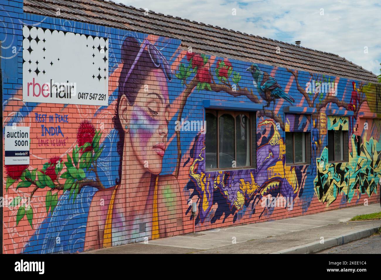 Street Art, Northcote, Melbourne, Victoria, Australia Stock Photo - Alamy