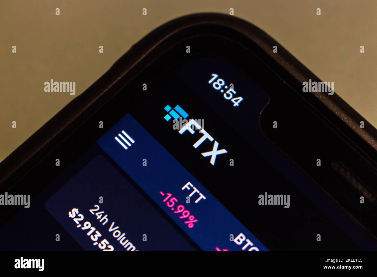 Vancouver, CANADA - Nov 11 2022 : Closeup logo of FTX (FTX Cryptocurrency Exchange, FTX Trading ...