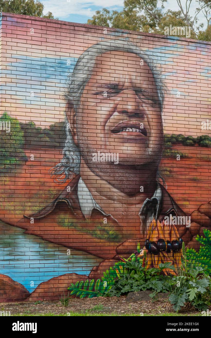 Indigenous Street Art, Preston, Melbourne, Victoria, Australia Stock ...
