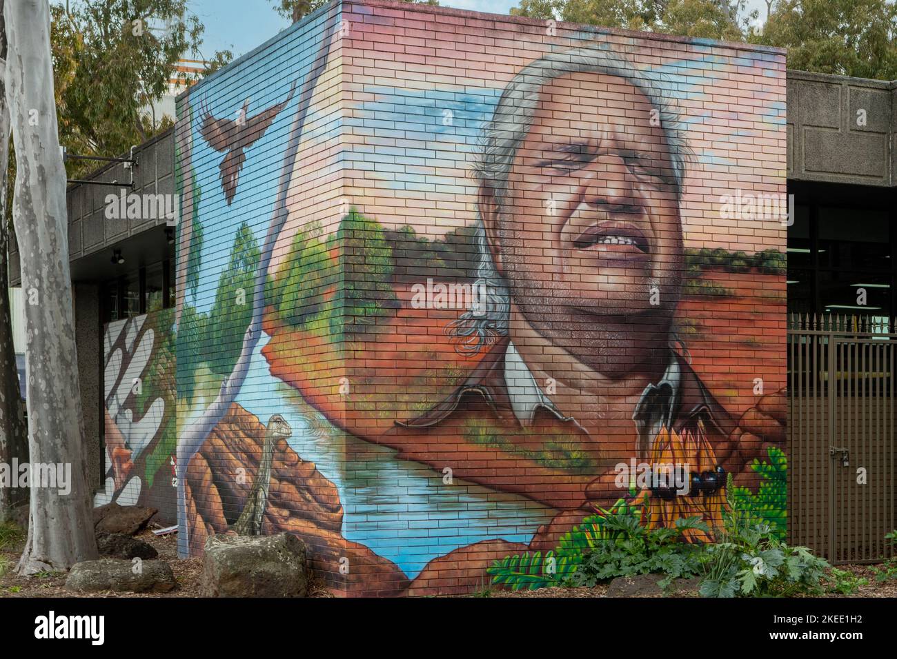 Indigenous Street Art, Preston, Melbourne, Victoria, Australia Stock ...