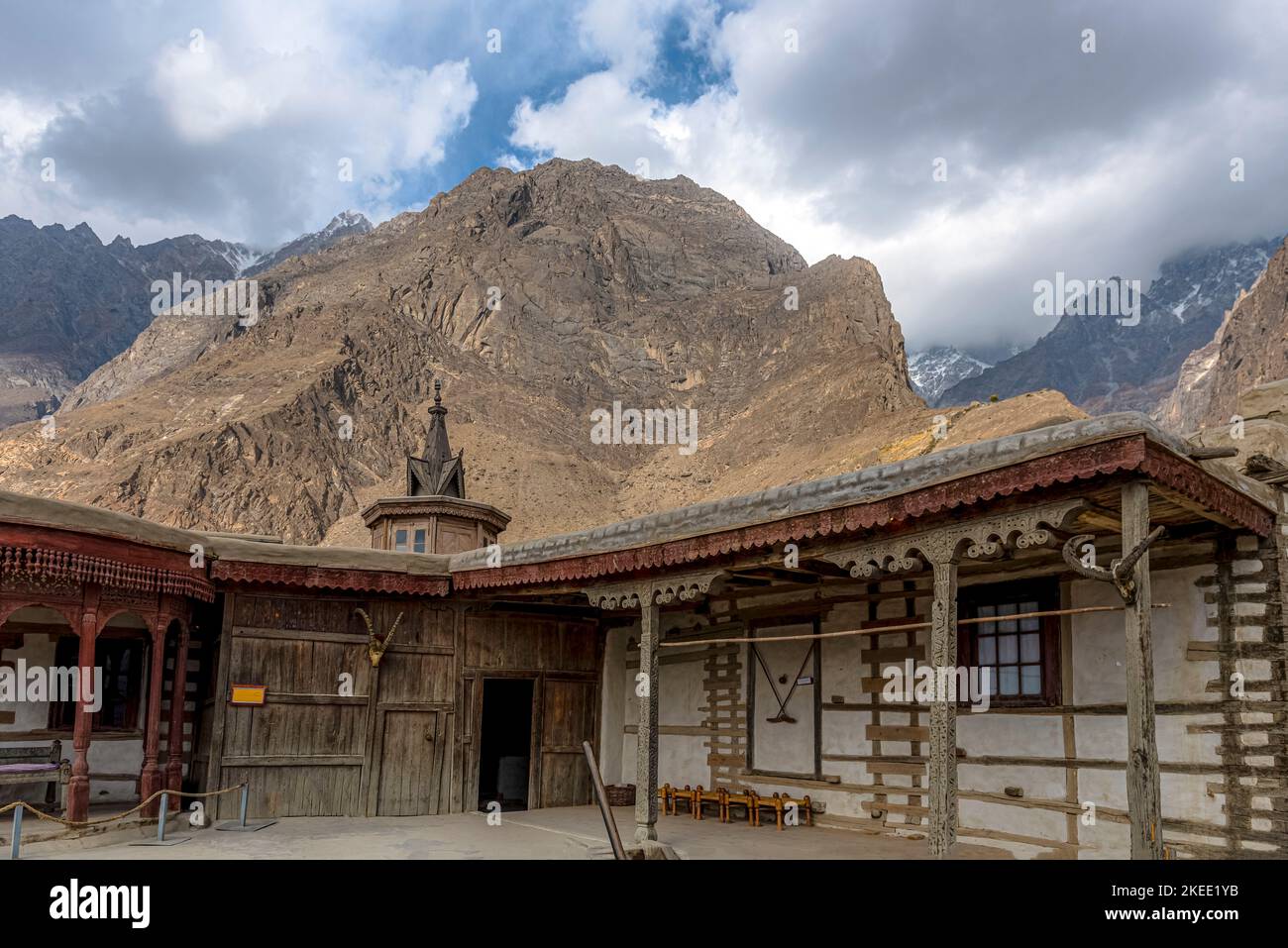 old historical fort in northern areas of Pakistan, altit fort in hunza ...