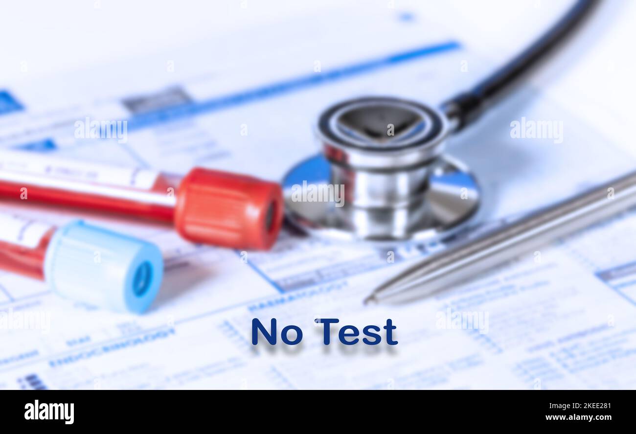No test, conceptual image Stock Photo - Alamy