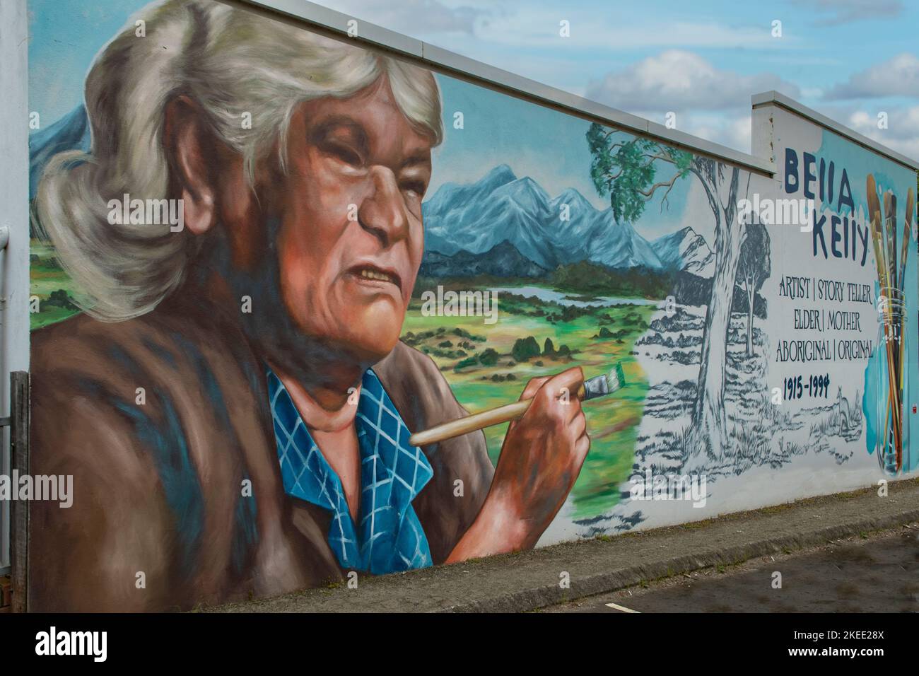 Bella Kelly Street Art, Mt Barker, WA, Australia Stock Photo - Alamy