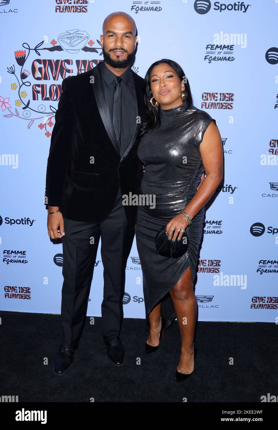 Beverly Hills, Ca, USA. 11th Nov 2022. Melanie Fiona, Jared Cotter ...