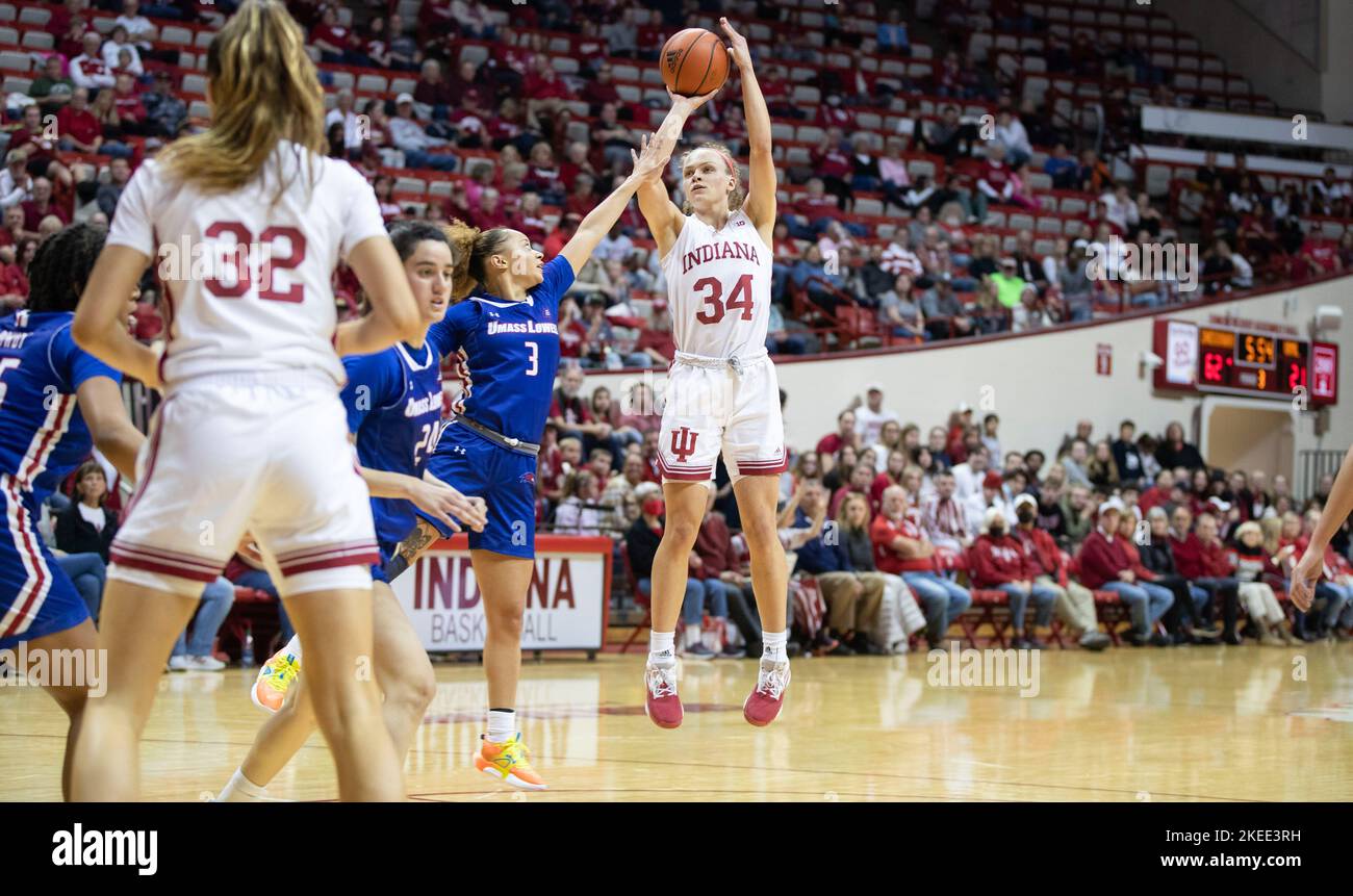 Bloomington, United States. 11th Nov, 2022. Indiana Hoosiers guard ...