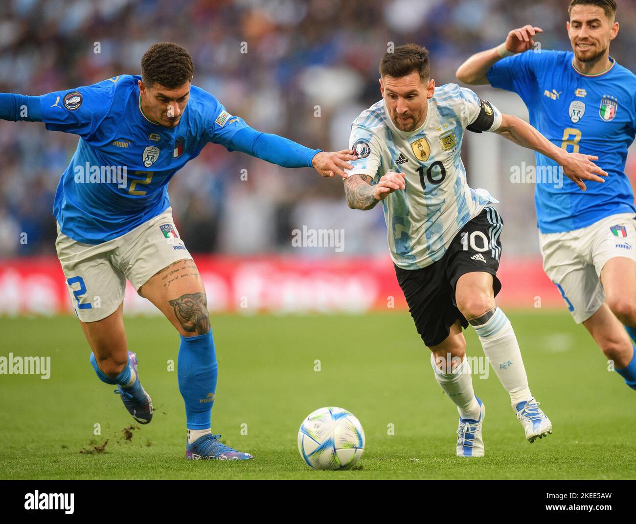 01 Jun 2022 - Italy v Argentina - Finalissima 2022 - Wembley Stadium ...