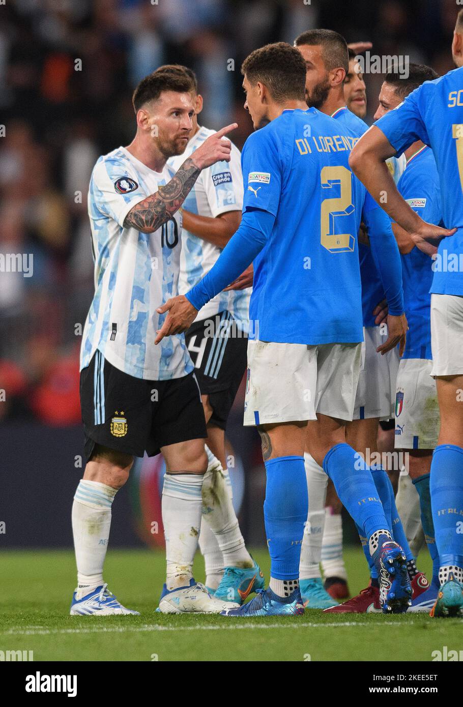 01 Jun 2022 - Italy v Argentina - Finalissima 2022 - Wembley Stadium ...