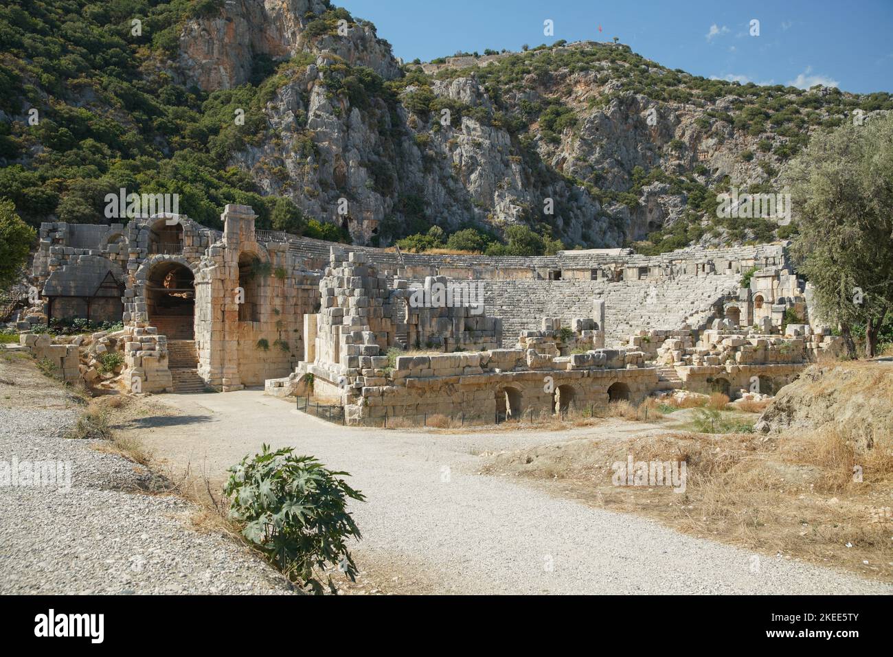 Theatre of Myra Ancient City in Demre, Antalya City, Turkiye Stock ...