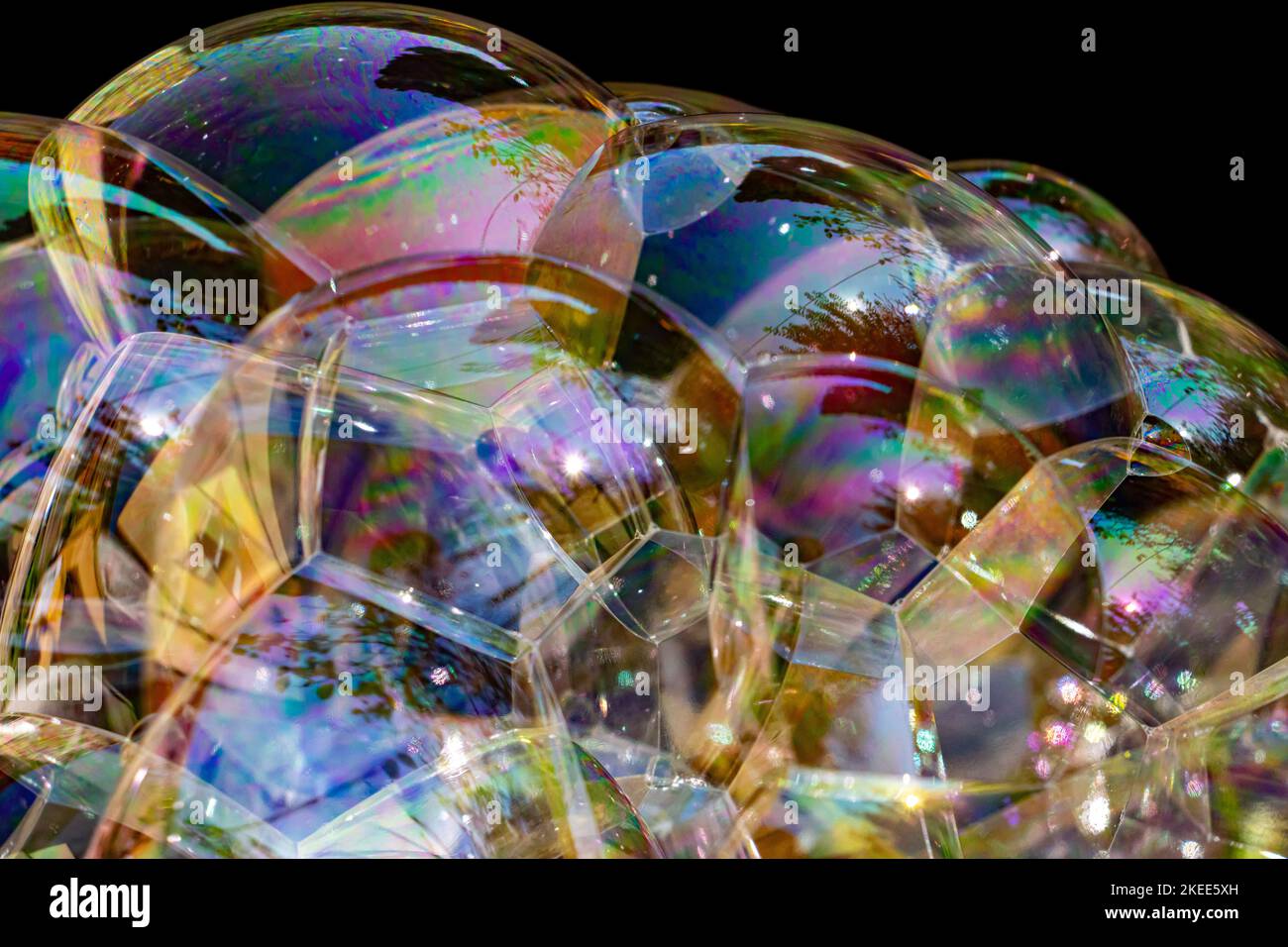 Colorful soap bubbles connected to each other Stock Photo - Alamy Colorful soap bubbles connected to each other Stock Photo - Alamy