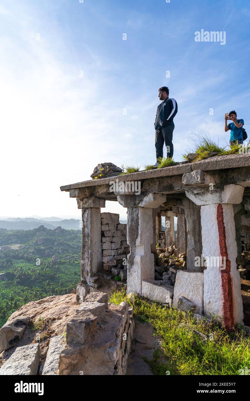 matanga hill hampi, karnataka, india Stock Photo - Alamy