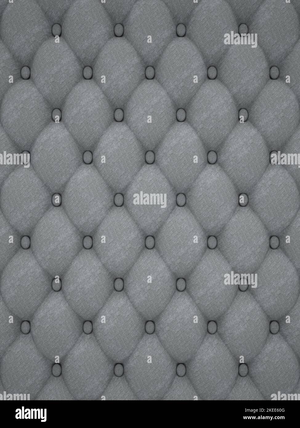 Fabric upholstery background with buttons. 3d illustration Stock Photo ...